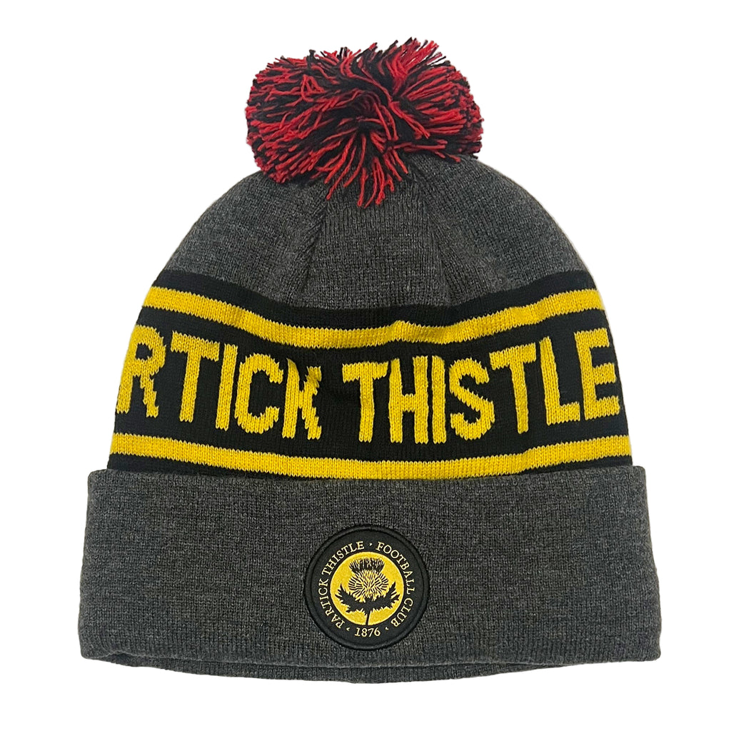 Partick Thistle Pixel Bobble Hat | Order Online – Greaves Sports