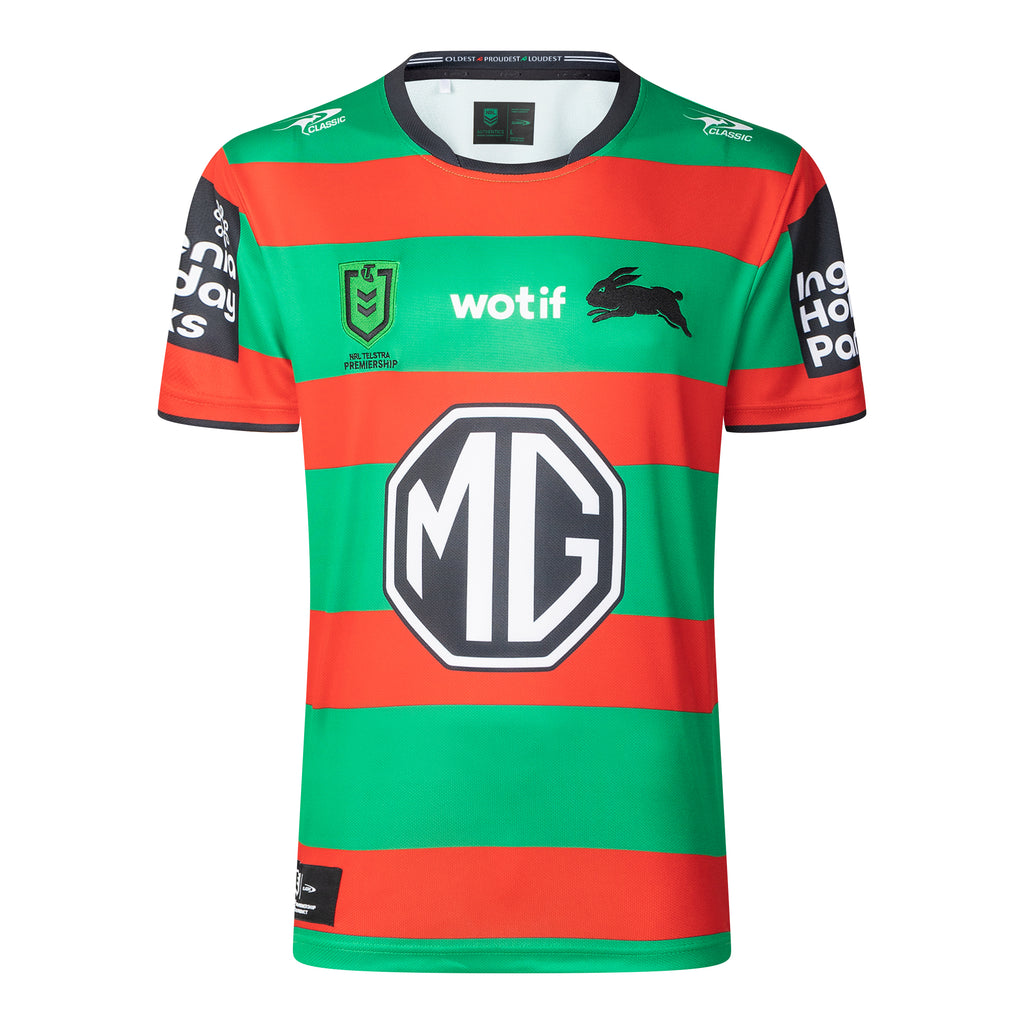 Classic Rabbitohs 2025 Home Rugby Shirt | Order Online – Greaves Sports
