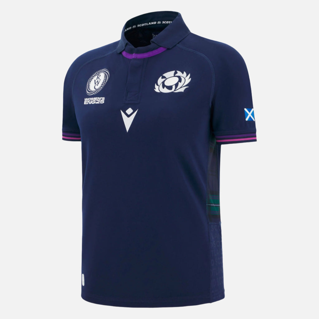 Macron Scotland 25/26 Home WRWC Mens Rugby Shirt – Greaves Sports