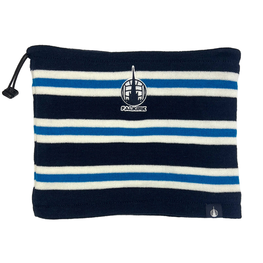 Falkirk FC Snood Navy White Cyan | Bairns – Greaves Sports