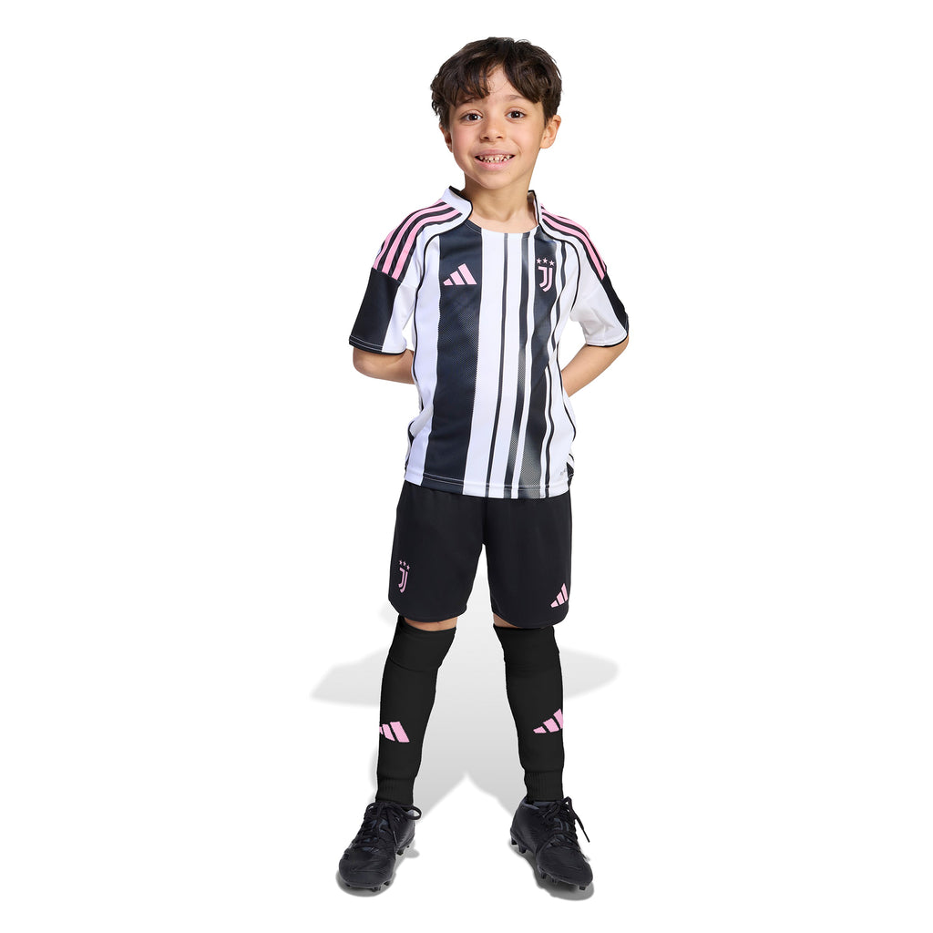 Juventus 25/26 Home Mini Kit - White/Black adidas – Greaves Sports