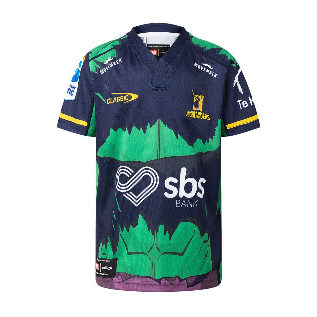 Classic Highlanders Hulk Rugby Shirt Jnr – Greaves Sports