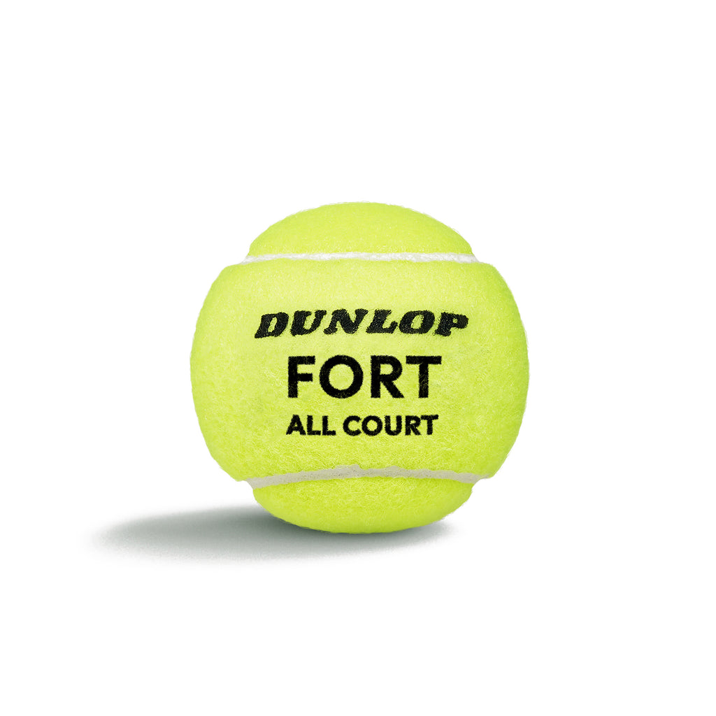 Dunlop Fort All Court Tennis Balls 4 Pack Yellow – Greaves Sports