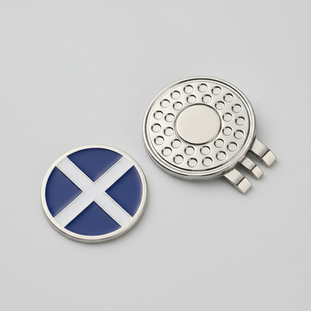 Scotland Tour Golf Cap Clip | Asbri Ball Marker Holder – Greaves Sports
