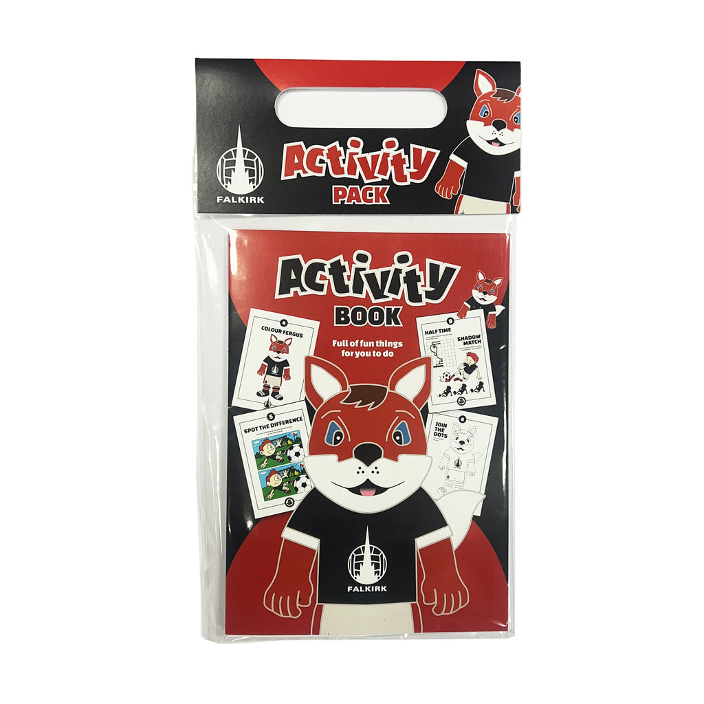 Falkirk Activity Book Puzzles Colouring Kids – Greaves Sports