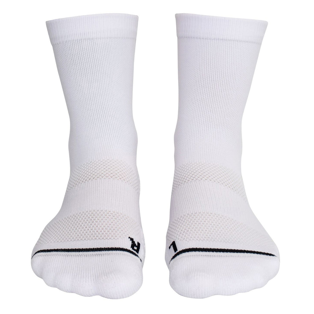 Velocity Performance Crew Running Socks White – Greaves Sports