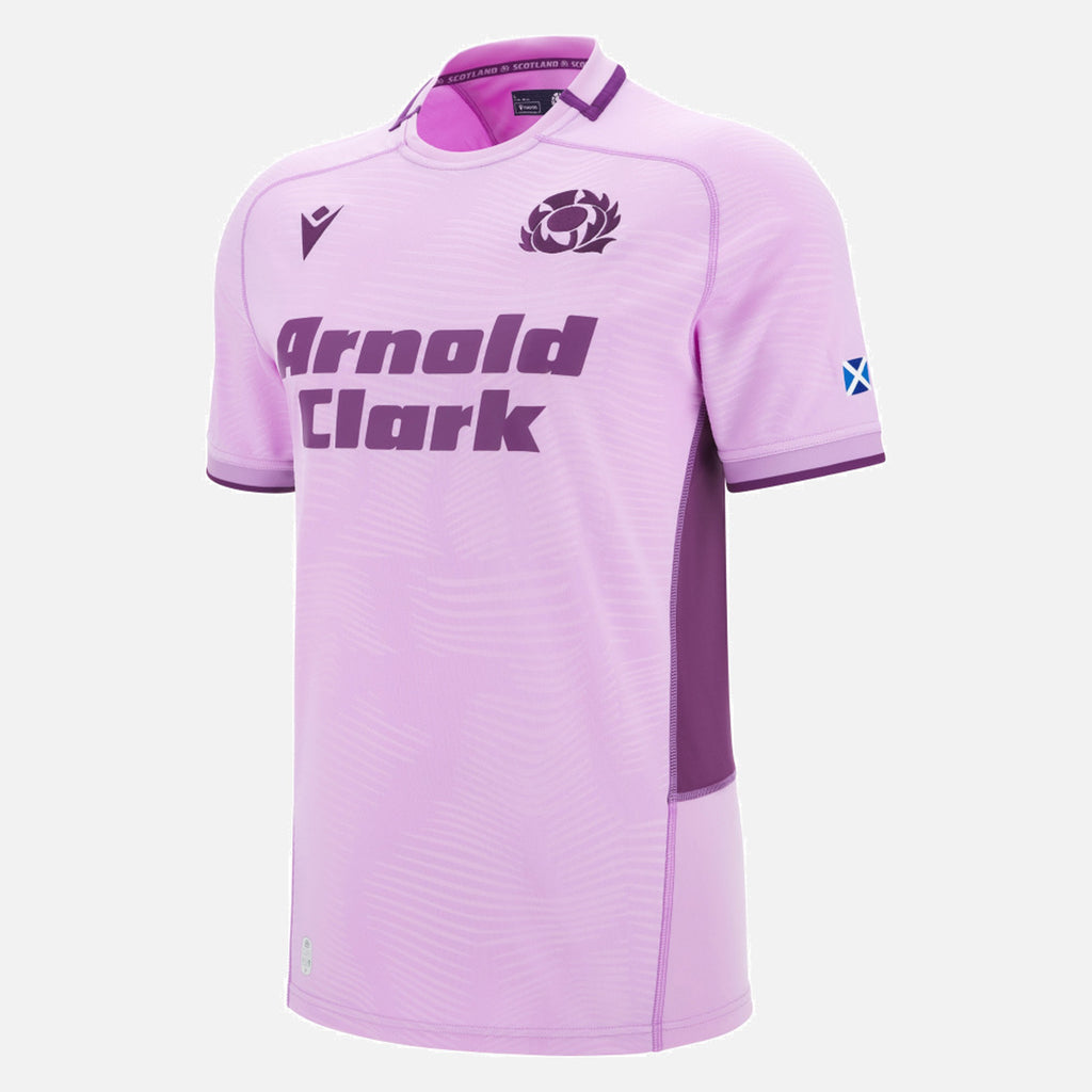 Scotland 25/26 Away Rugby Shirt Lilac | Macron – Greaves Sports
