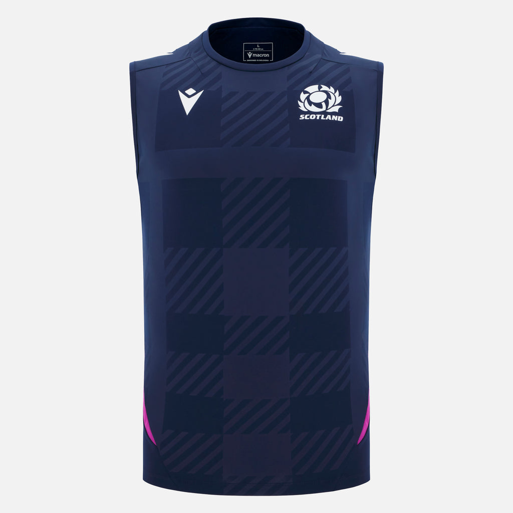 Scotland 25/26 Training Vest Navy | Macron – Greaves Sports