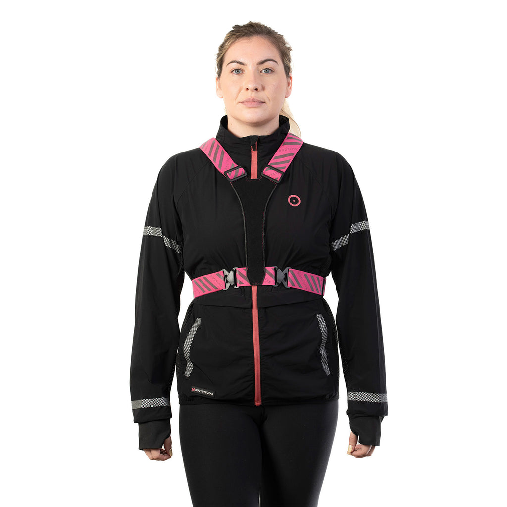 NightVision Running Vest Neon Pink High Visibility – Greaves Sports