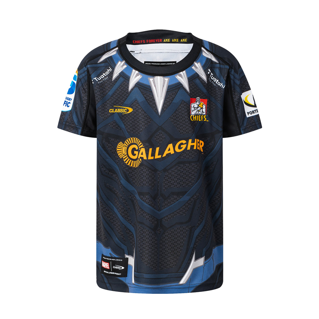 Classic Chiefs Black Panther Rugby Shirt Jnr – Greaves Sports