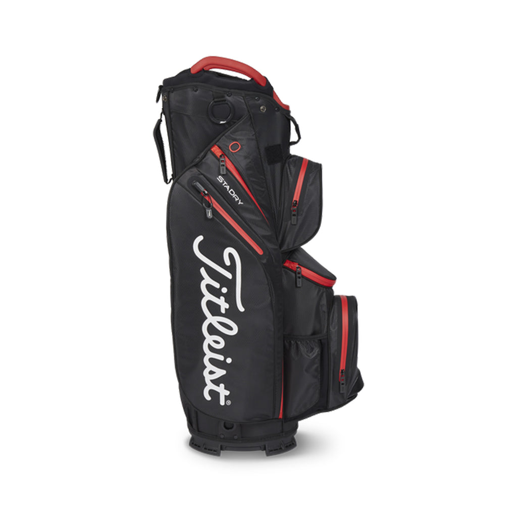 Titleist Cart 14 StaDry Bag Black/Red | Waterproof – Greaves Sports