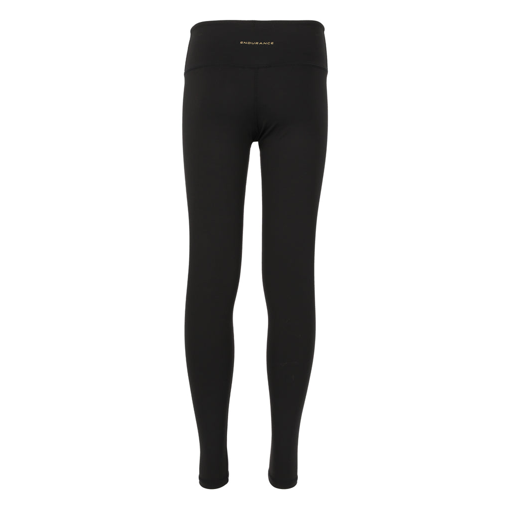 Endurance Basia Girls Tights Black Quick Dry – Greaves Sports