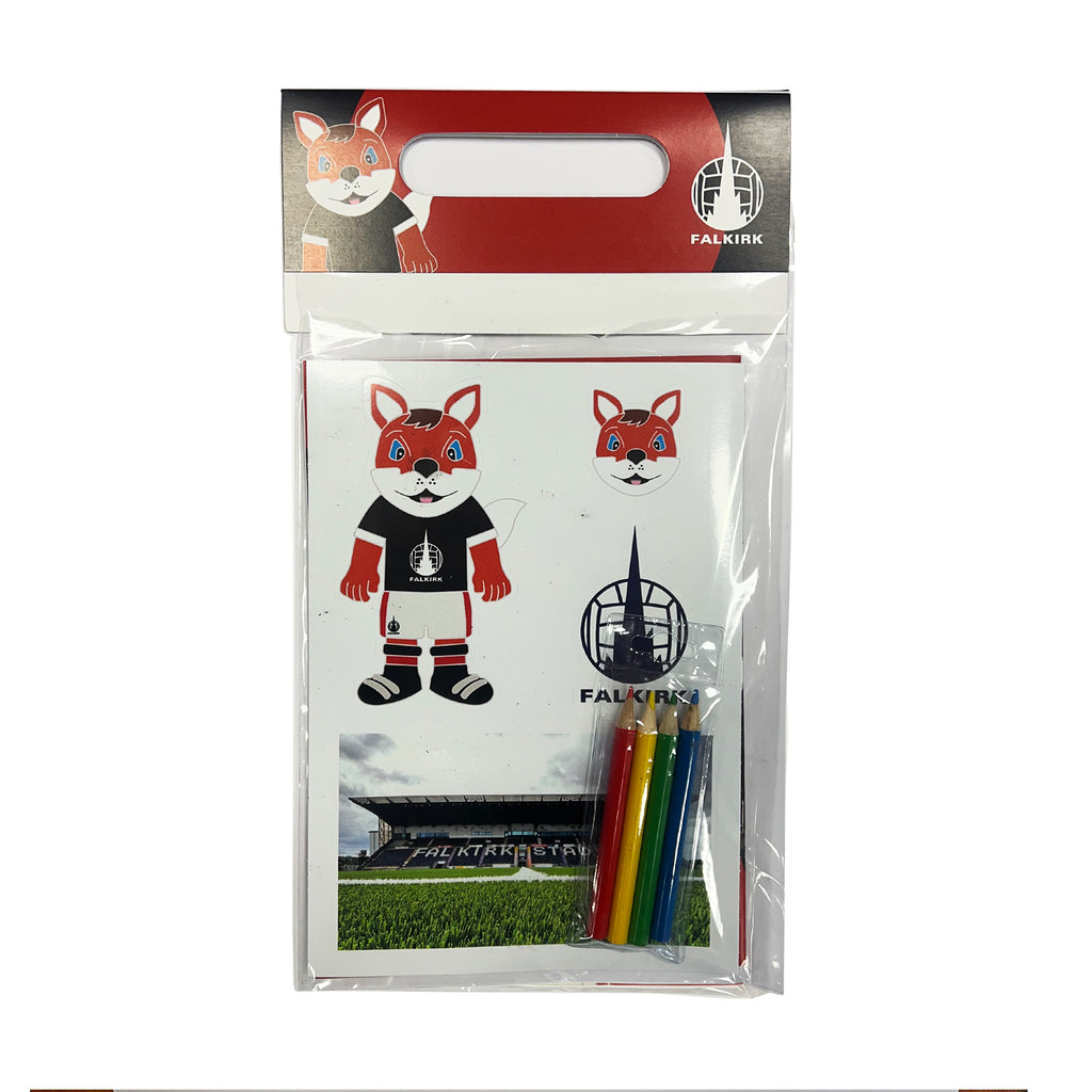 Falkirk Activity Book Puzzles Colouring Kids – Greaves Sports