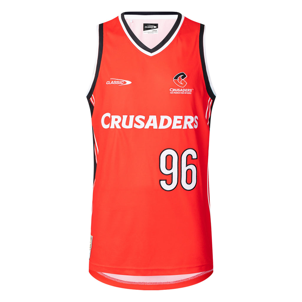 Classic Crusaders Basketball Singlet | Order Online – Greaves Sports