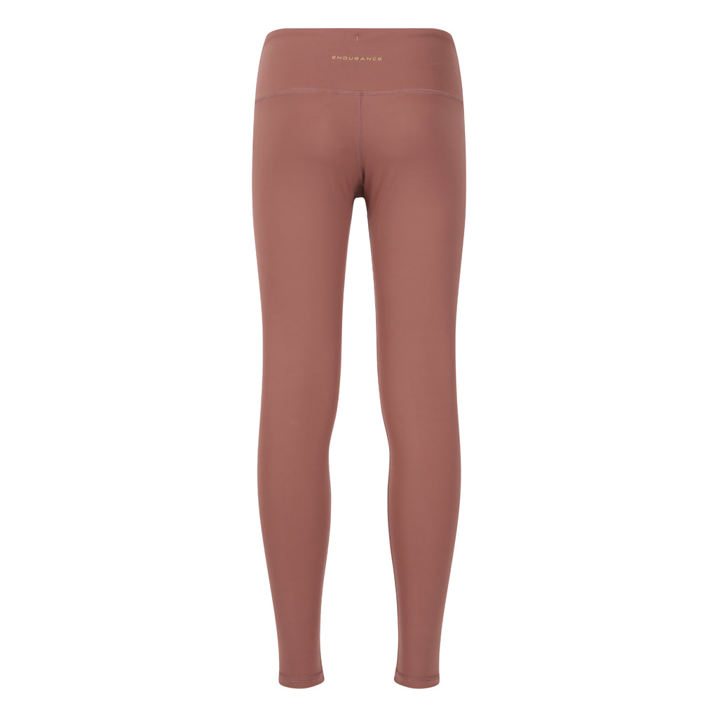 Endurance Basia Girls Tights Rose Taupe Quick Dry – Greaves Sports