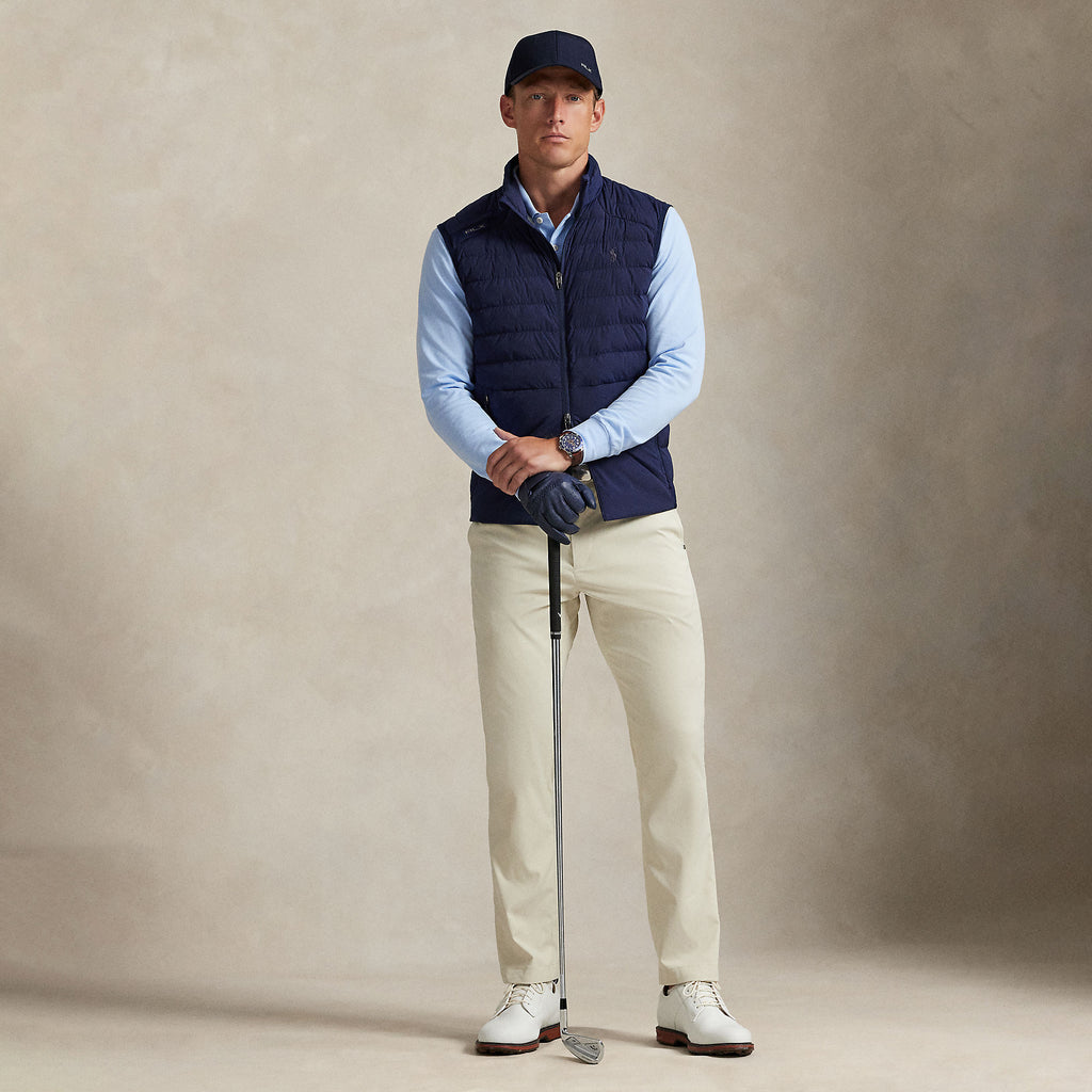 Ralph Lauren RLX Quilted Full Zip Vest Navy – Greaves Sports