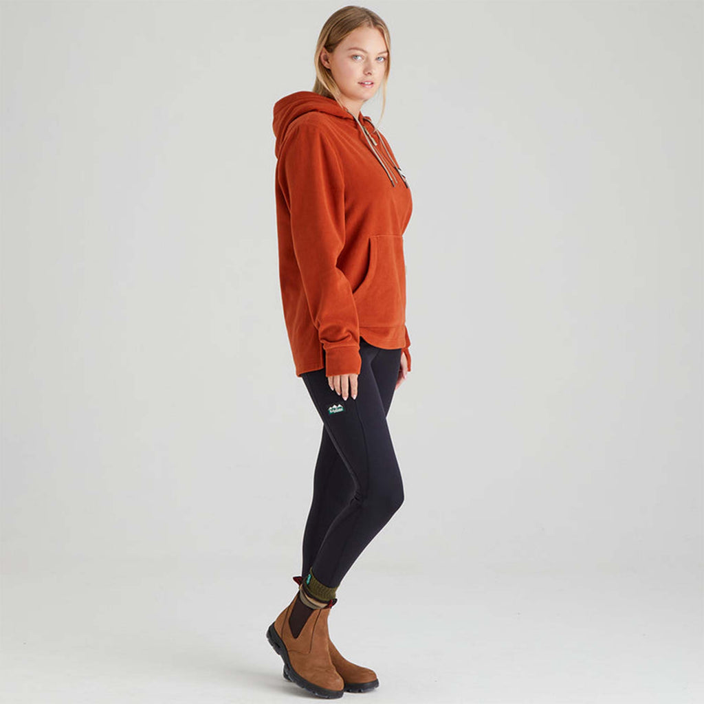 Women's Ballistic Fleece Hoodie Russet | Ridgeline – Greaves Sports