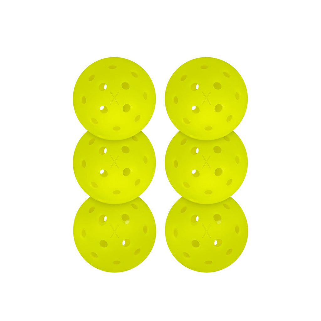 Franklin X-40 Outdoor Pickleballs Optic Yellow 6pk – Greaves Sports