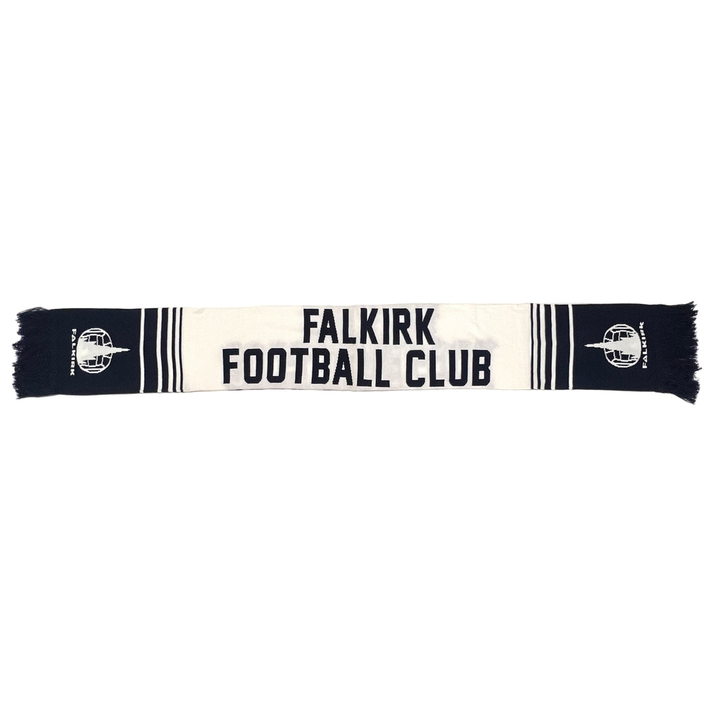 Falkirk Football Club Scarf Navy White | Bairns – Greaves Sports