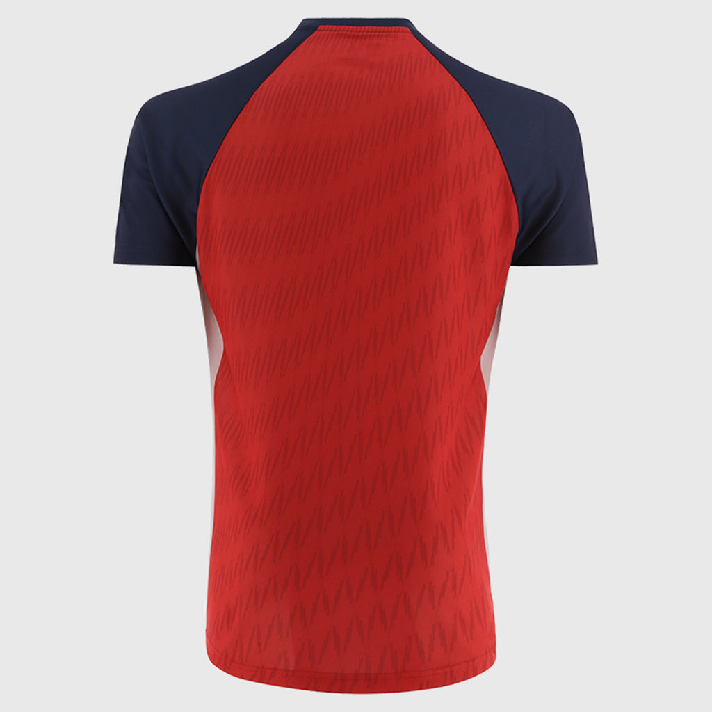 Falkirk 25/26 Staff Training T-Shirt Red Navy – Greaves Sports