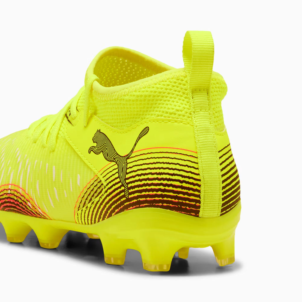 Puma Future 8 Match FG/AG Jnr Boots Yellow Black – Greaves Sports
