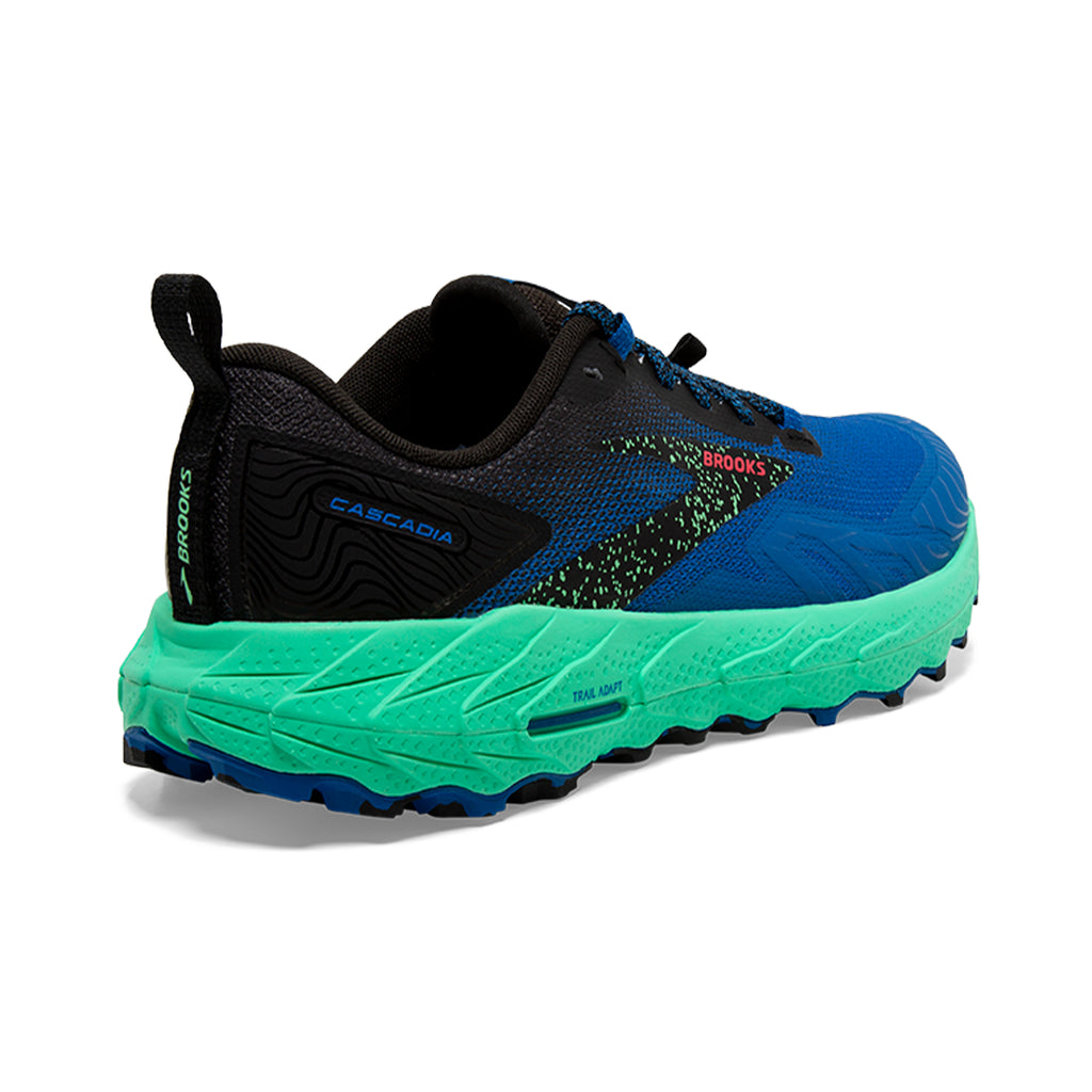 Brooks Cascadia 17 Running Shoes - Victoria Blue / Black – Greaves Sports