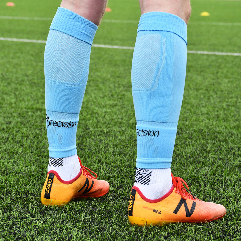 Precision Pro Footless Sleeve Socks White – Greaves Sports