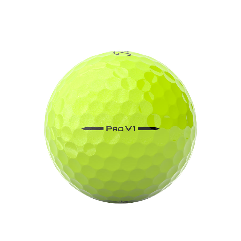 Titleist Pro V1 2025 Golf Balls Dozen (Yellow) | Golf Balls – Greaves ...