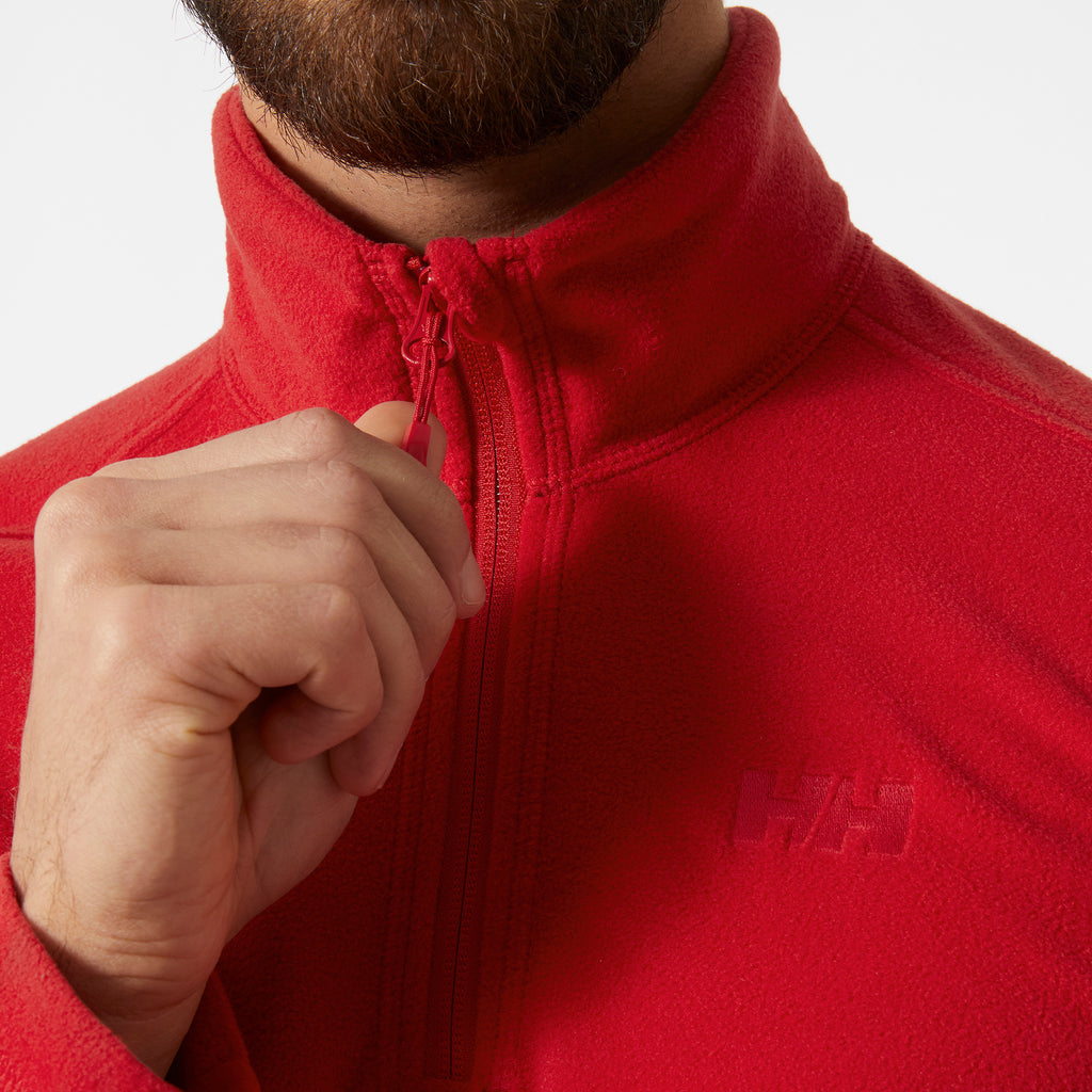 Helly Hansen Daybreaker Half Zip Fleece | Red – Greaves Sports