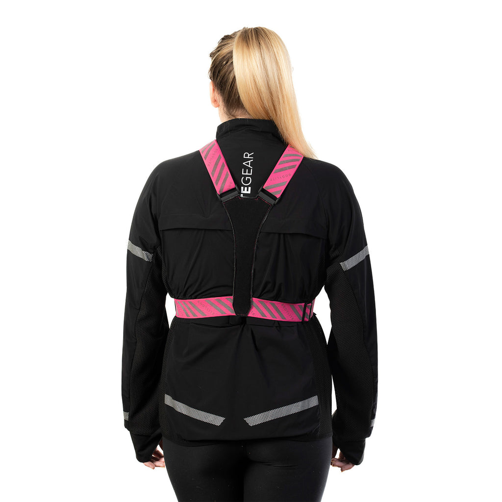 NightVision Running Vest Neon Pink High Visibility – Greaves Sports