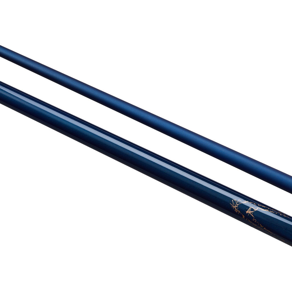PowerGlide Aramid Snooker Cue Blue/Rose Gold 10mm – Greaves Sports