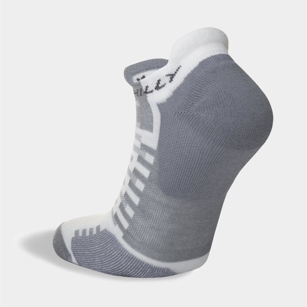 Hilly Active Socklet Running Socks White Grey – Greaves Sports