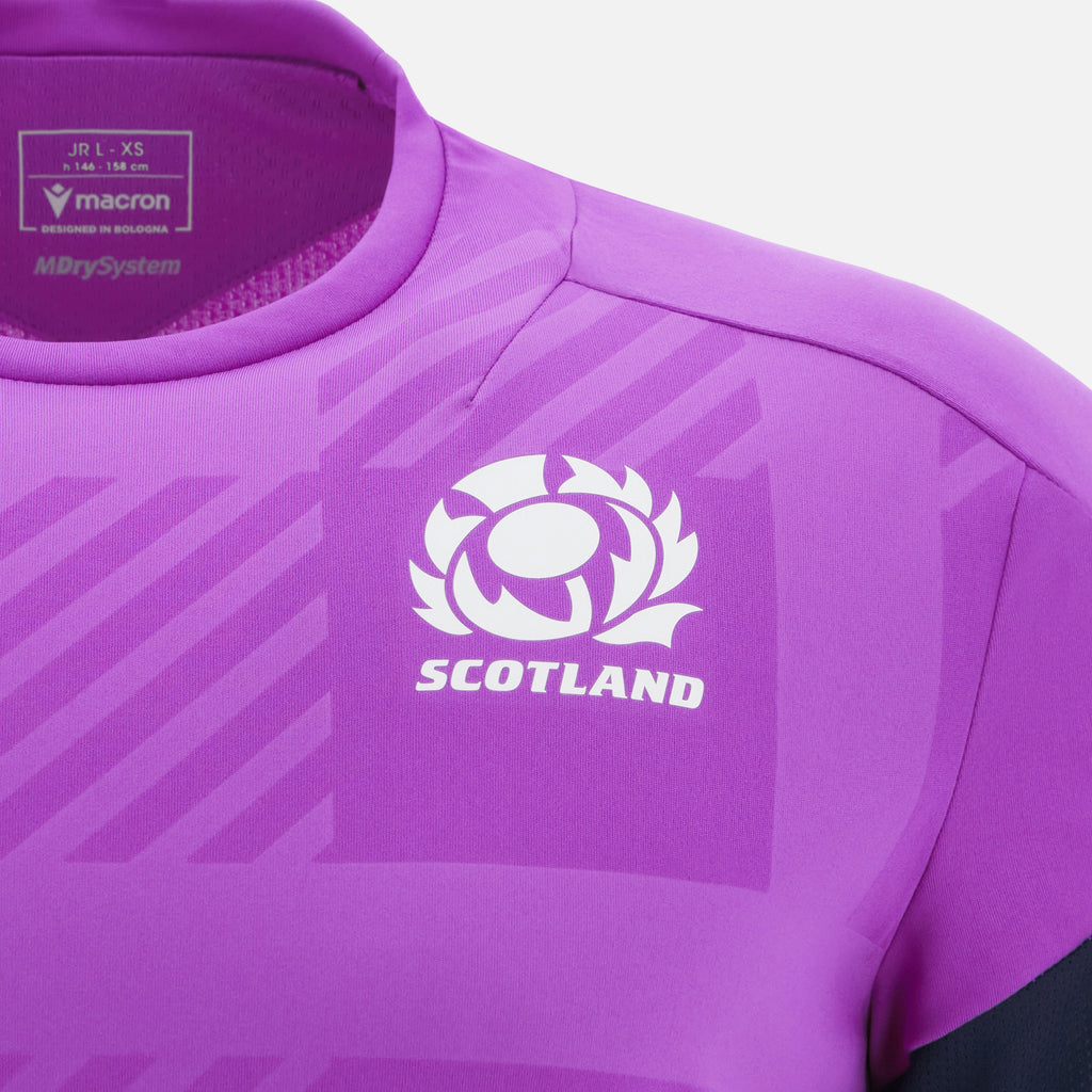 Macron Scotland 25/26 Training Poly Shirt Jnr | Order Online – Greaves ...
