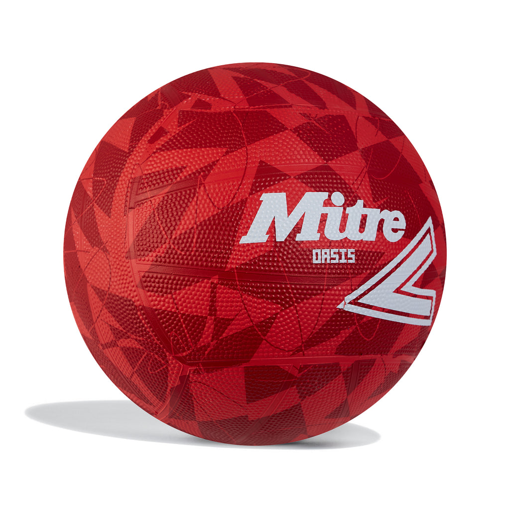 Mitre Oasis Netball - Red/White | Order Online – Greaves Sports