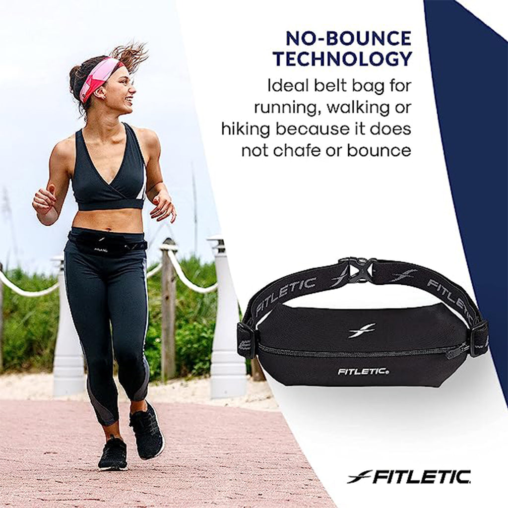 Fitletic Mini Sport Belt Running Pouch Black – Greaves Sports