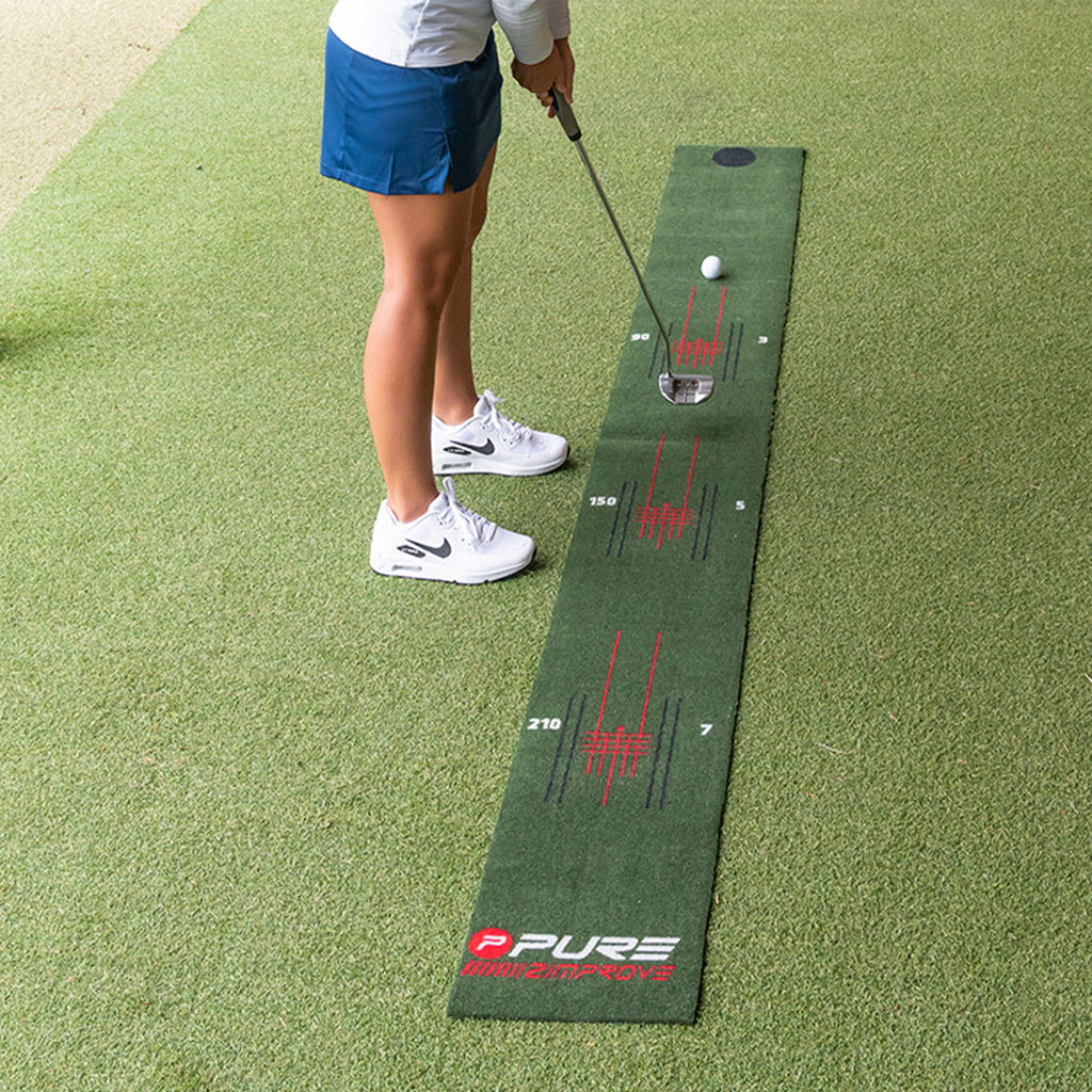 Pure2Improve Perfect Stroke Putting Mat (275 x 30cm) – Greaves Sports