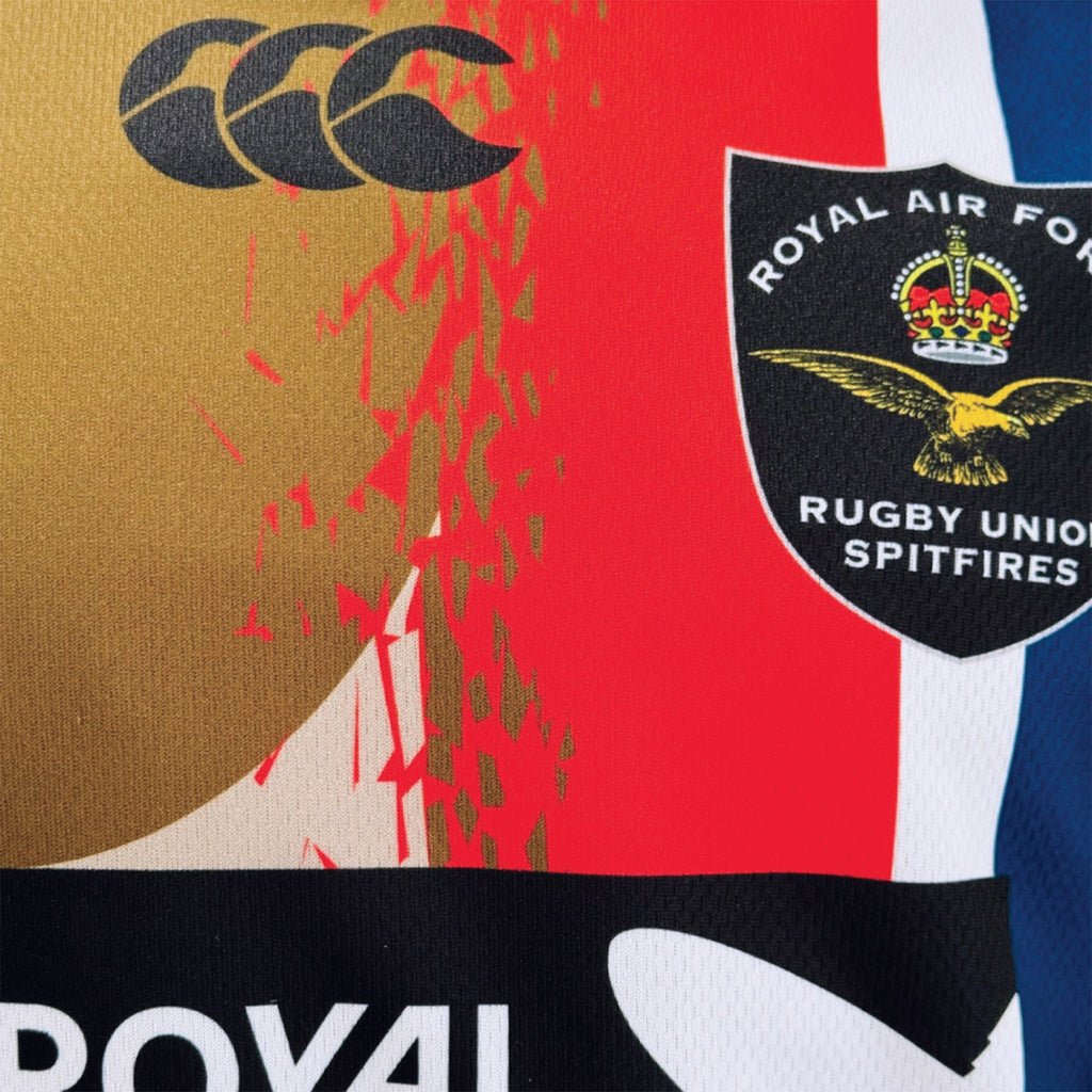 Canterbury RAF Rugby Union 7s Camo Shirt | Order Online – Greaves Sports