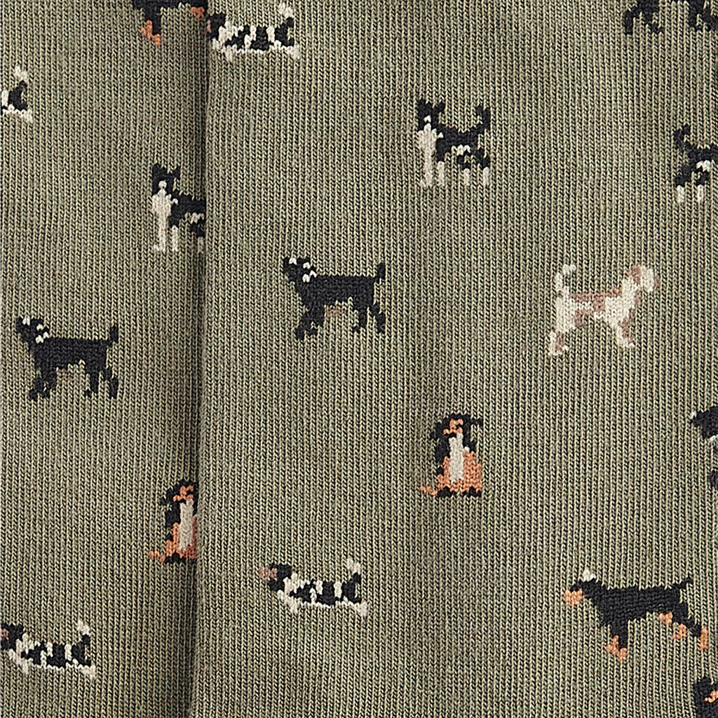 Mavin Socks Olive with Dogs - Barbour Country Motif – Greaves Sports