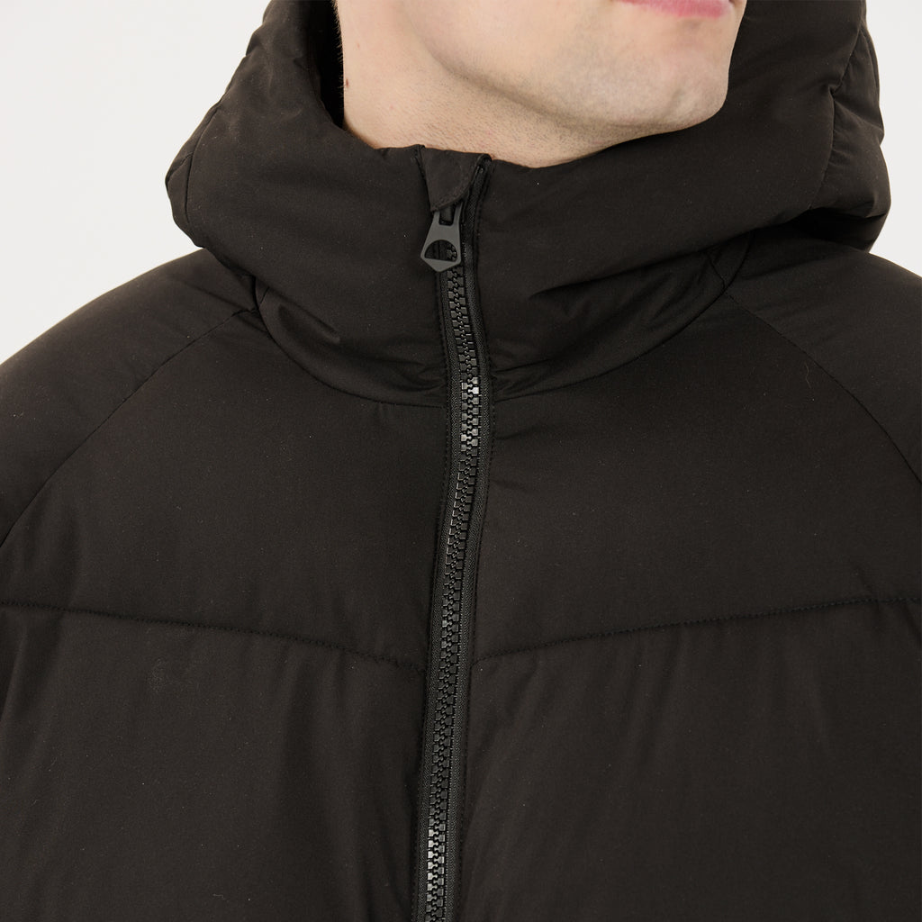 Virtus Mackey Puffer Jacket Black Hooded – Greaves Sports