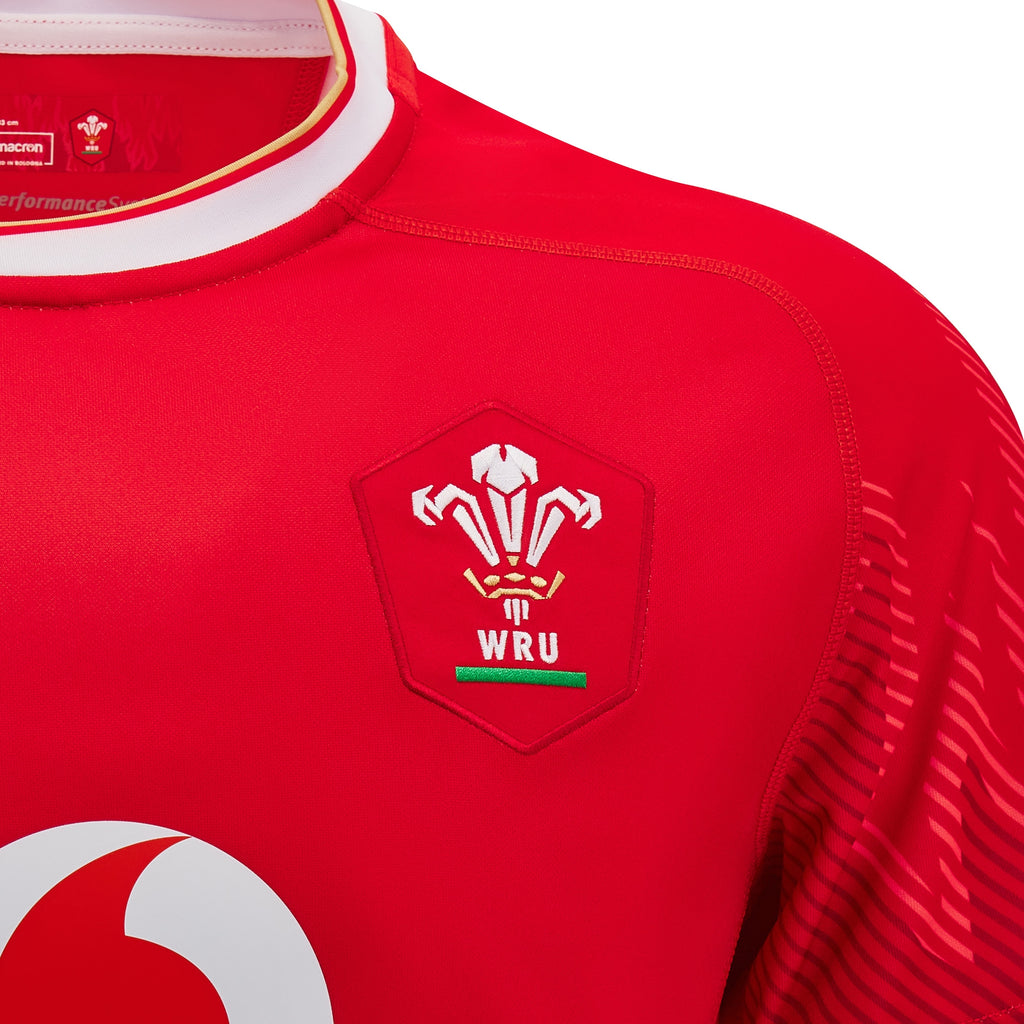 Macron Wales Rugby 24/25 Home Rugby Shirt | Order Online – Greaves Sports