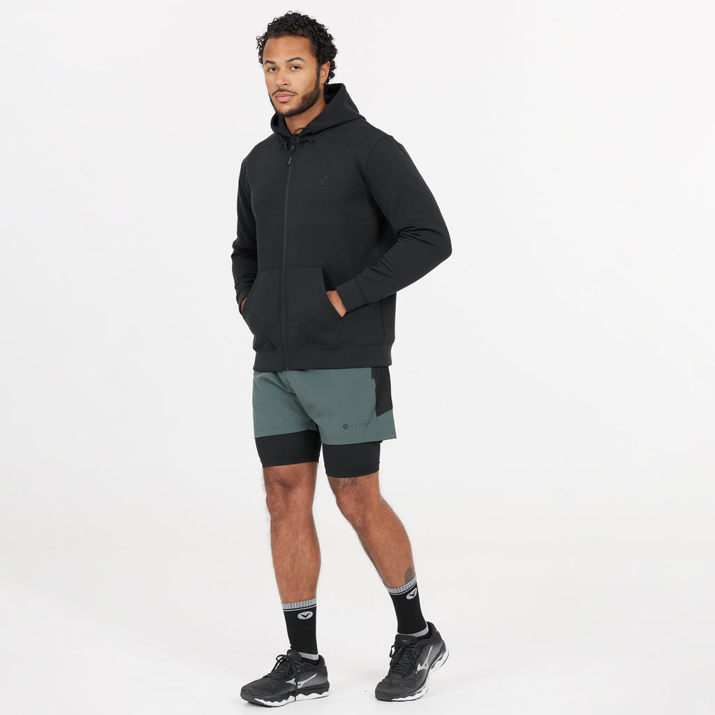 Virtus Taro Technical Full-Zip Hoody Black Men's – Greaves Sports