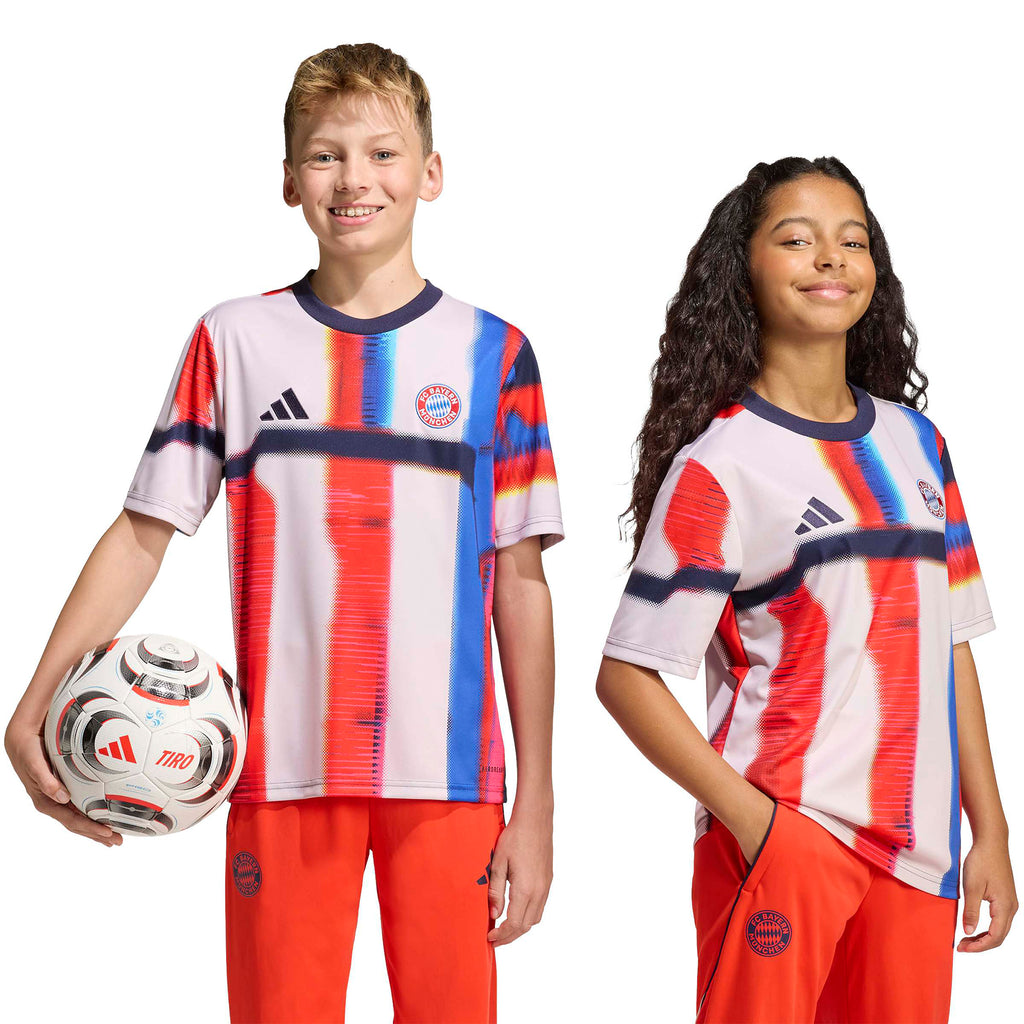 adidas Bayern Munich 24/25 Pre-Match Football Jersey Jnr – Greaves Sports