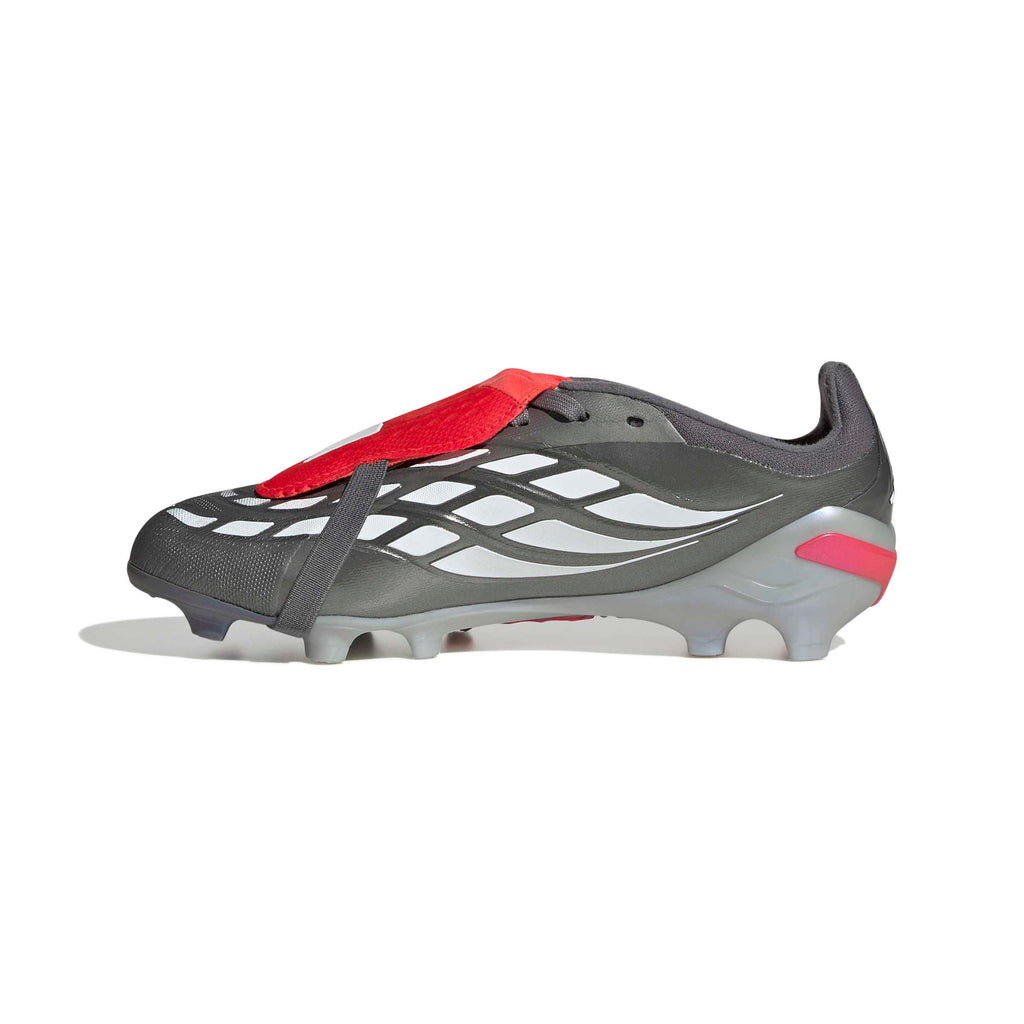 adidas Predator 26 Elite FG/AG Jnr Iron Met Red – Greaves Sports