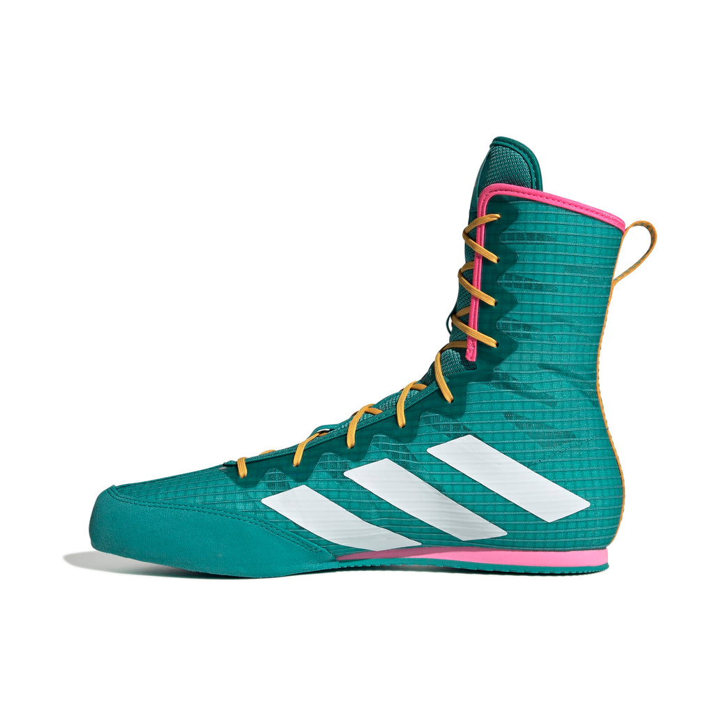 adidas Box Hog 4 Boxing Boots Teal/White/Pink – Greaves Sports