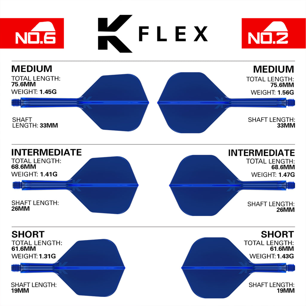 K-Flex Flight & Shaft System | Target Darts – Greaves Sports
