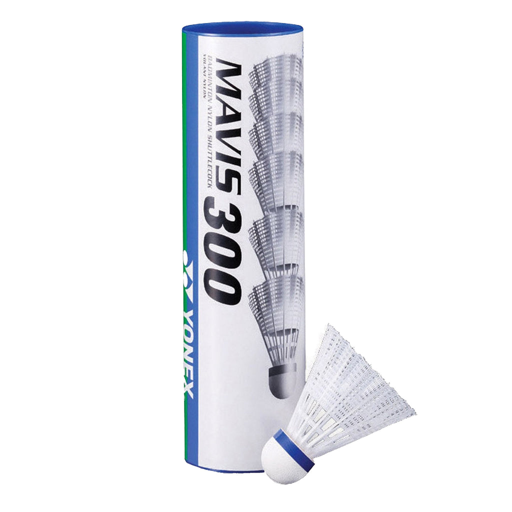 Yonex Mavis 300 Shuttles White Medium Speed | Pack of 6 – Greaves Sports