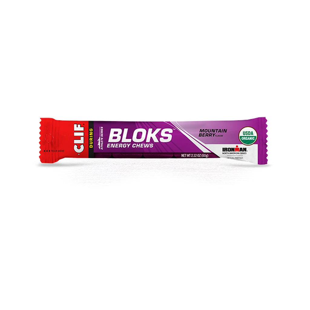 Clif Bloks Energy Chews Bar - Mountain Berry – Greaves Sports