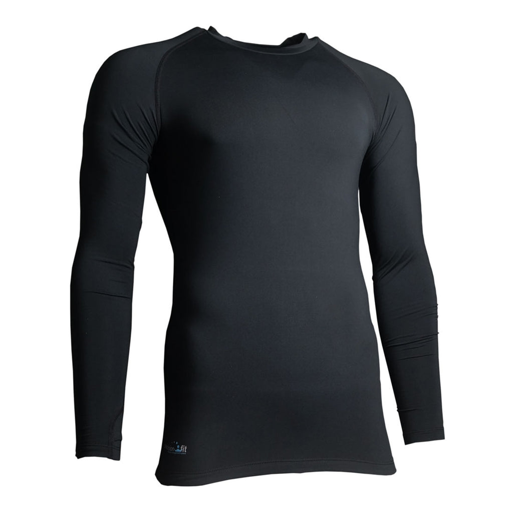 Precision Baselayer Top Long Sleeve Junior Black – Greaves Sports