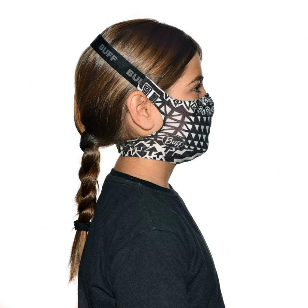 BUFF Filter Face Mask Kids Black | Greaves Sports