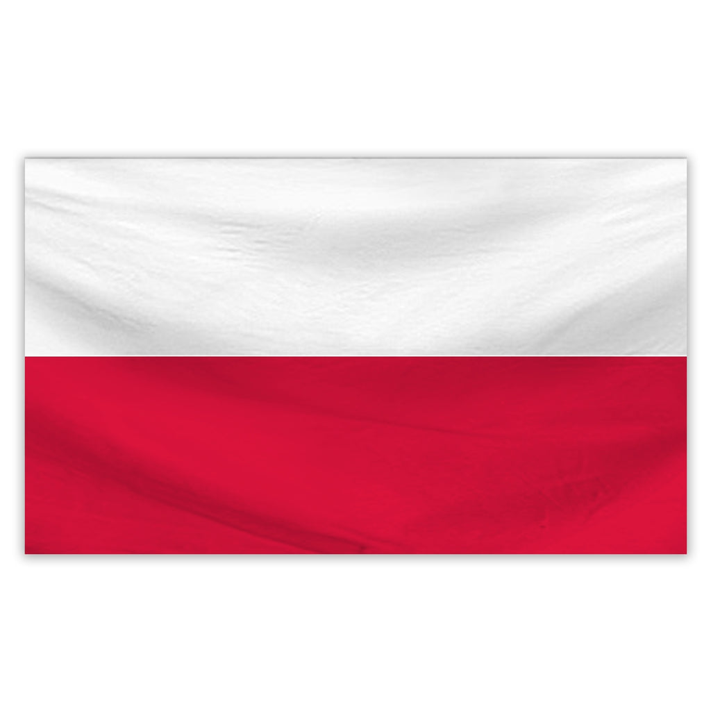 Poland Flag 5ft | Polyester | UK – Greaves Sports